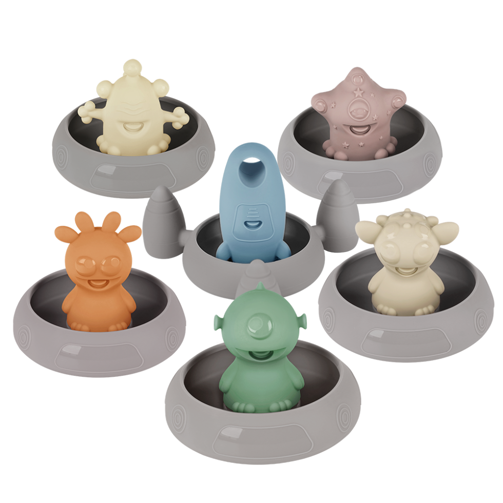Alien Explorers Silicone Bath Toys – Haakaa